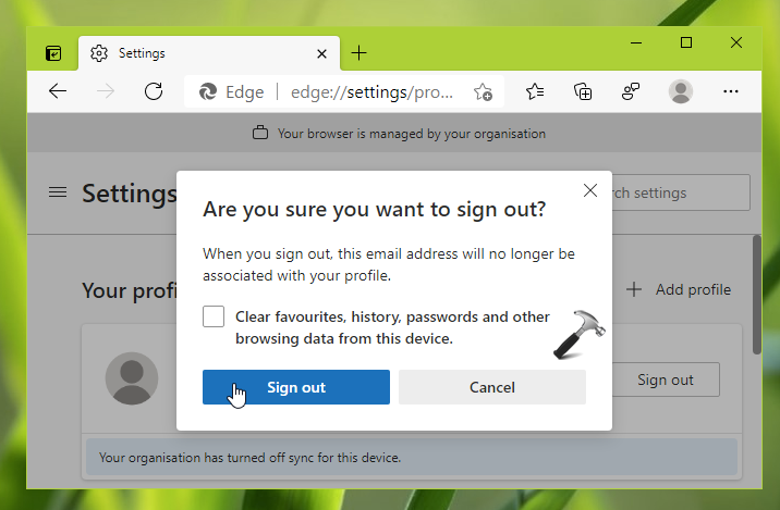 Fix: Your browser is managed by your organisation Fix: Your browser is managed by your organisation