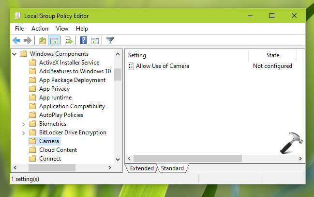 Completely disable camera on Windows 10 Completely disable camera on Windows 10