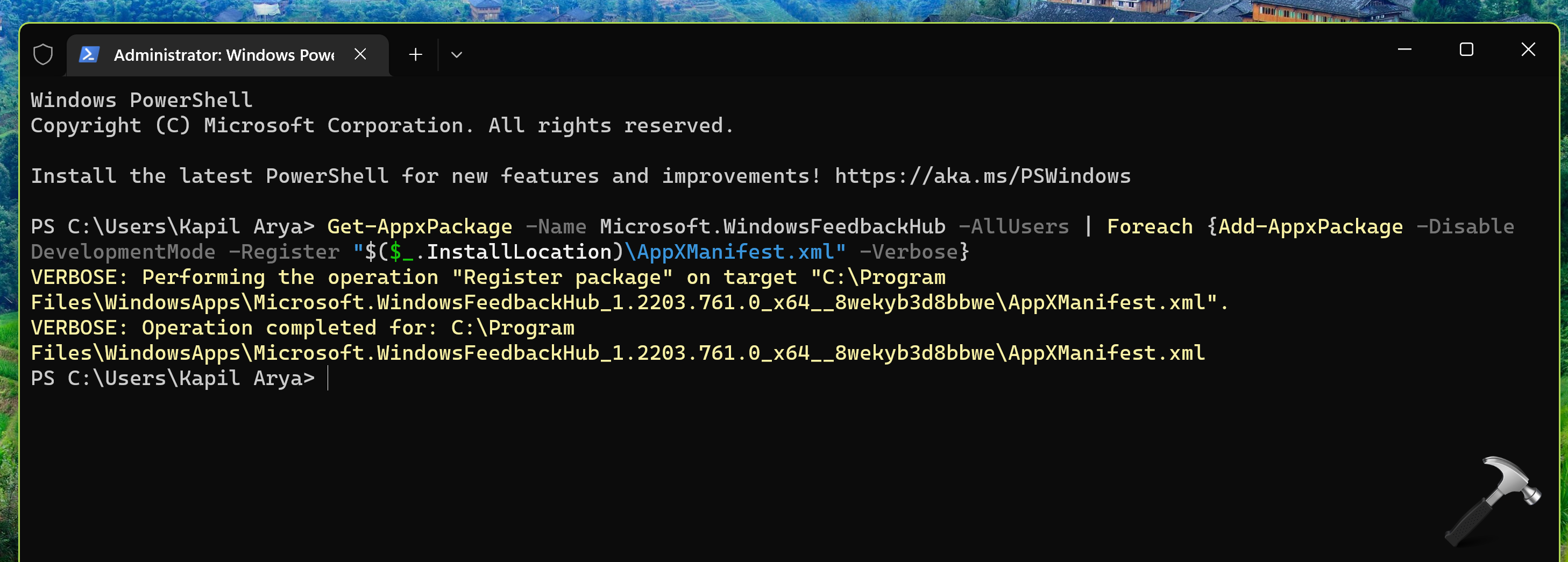 Fix: Feedback hub not working in Windows 11