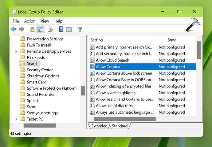 Enable or disable Cortana in Windows 11 Enable or disable Cortana in Windows 11