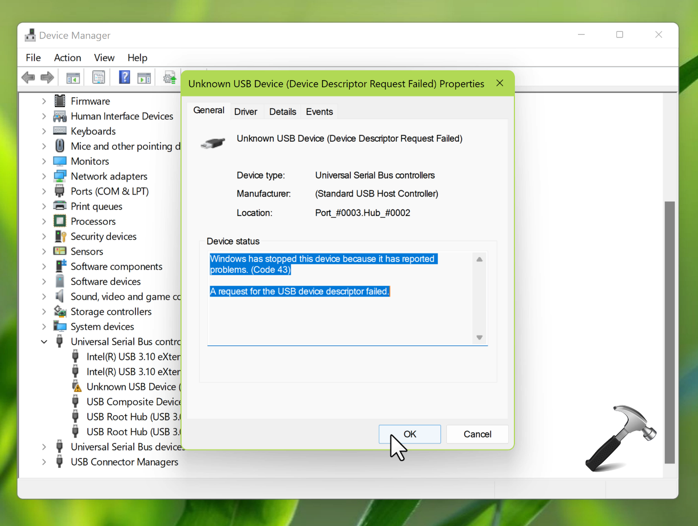 Solved Unknown USB Device In Windows 11 Solved Unknown USB Device In Windows 11