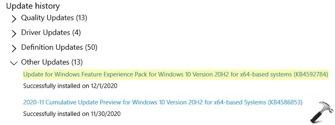 Windows Feature Experience Pack for Windows 10